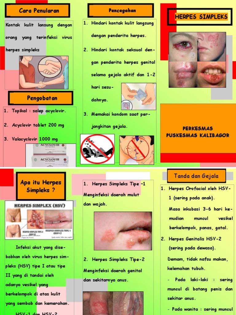 Leaflet-Herpes | PDF