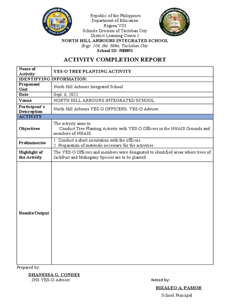 Yes-O Tree Planting Acr | PDF