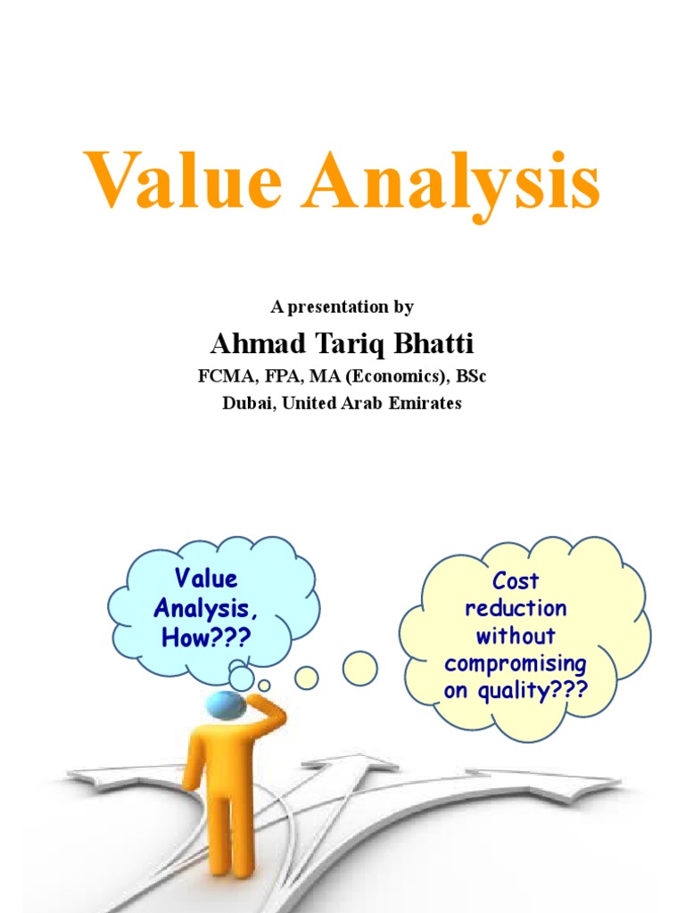 Value Analysis Techniques Explained | PDF | Business | Economies