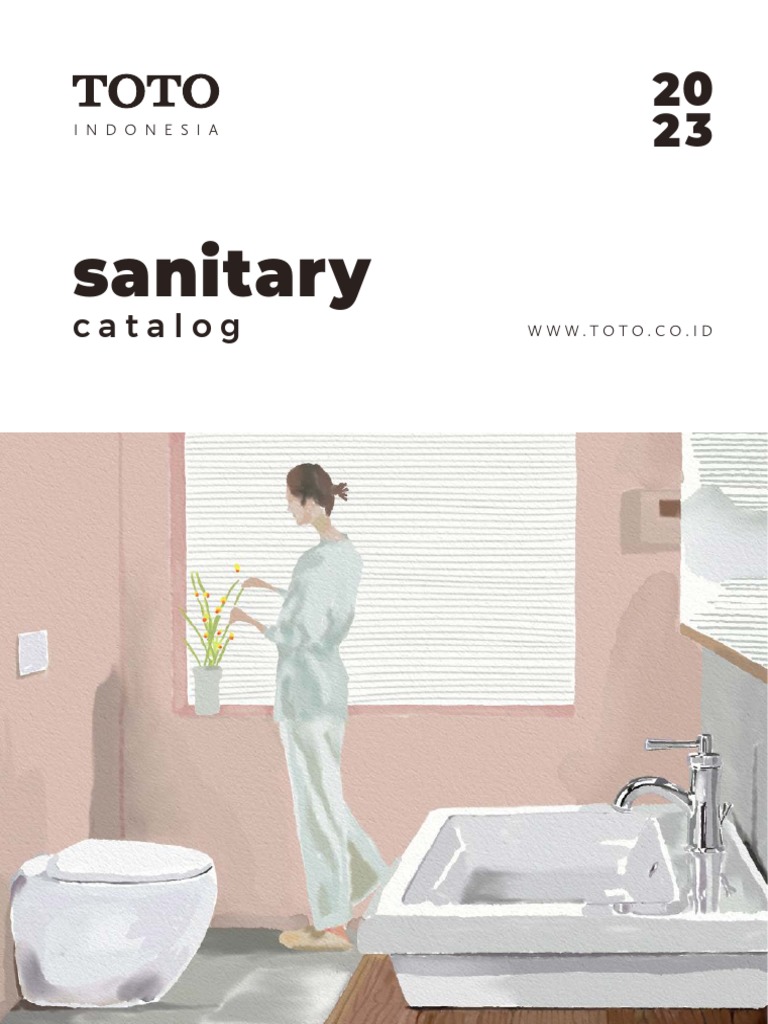 TOTO Indonesia Sanitary Catalog 2023 | PDF | Toilet | Hydraulic Engineering