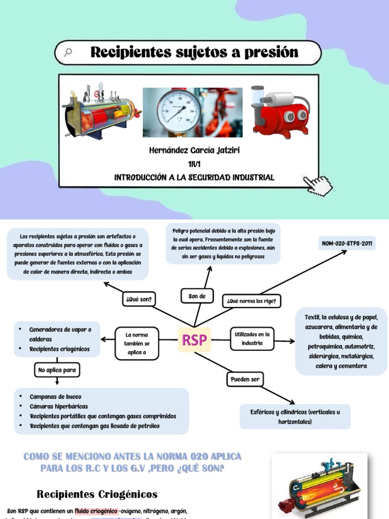 Recipientes Sujetos A Presión | PDF | Presión | Gases