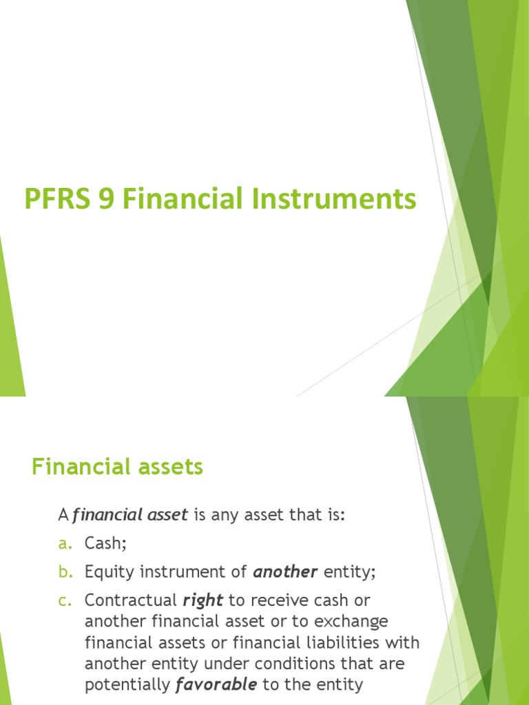 Pfrs 9 - Financial Instruments | PDF
