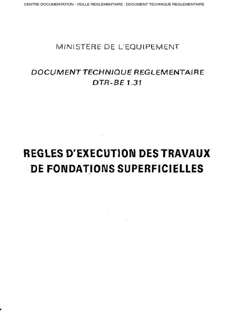 DTR 13 : Guide Technique Réglementaire | PDF | Finance et gestion ...