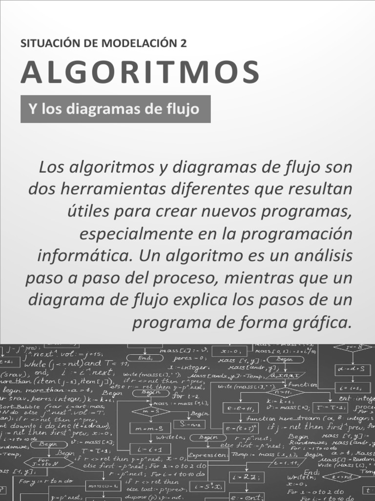 U3 SM 2 Algoritmos MTAE01 O2023 | PDF | Algoritmos | Programación de ...