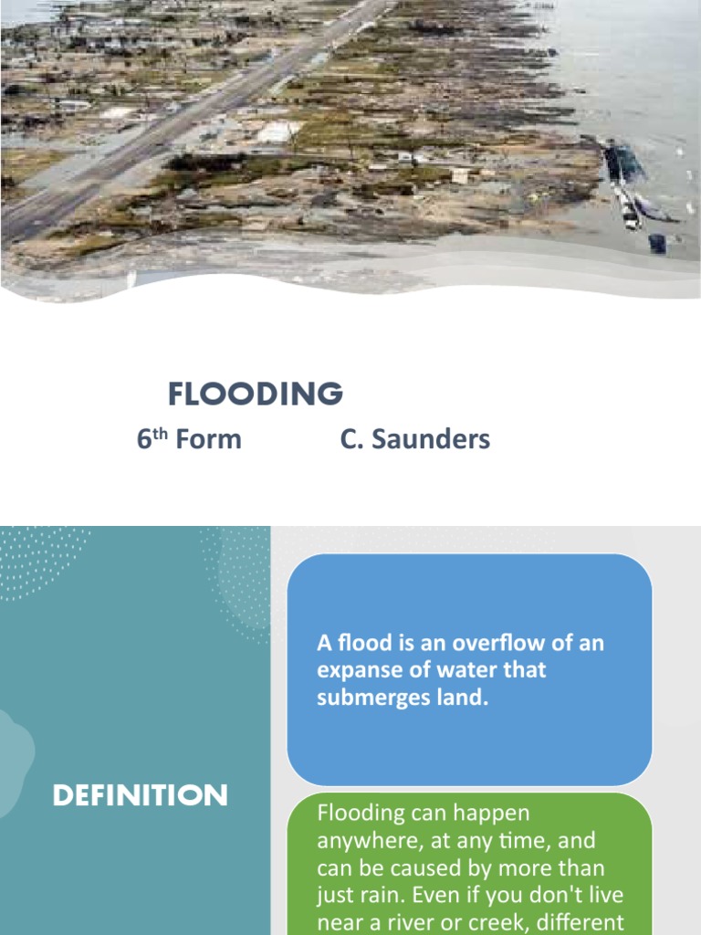 FLOODING - PPTX 6TH FORM - Unit 1 | Download Free PDF | Flood | Storm Surge