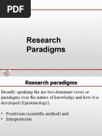 A Review of Key Paradigms: Positivism VS Interpretivism: December 2019 ...