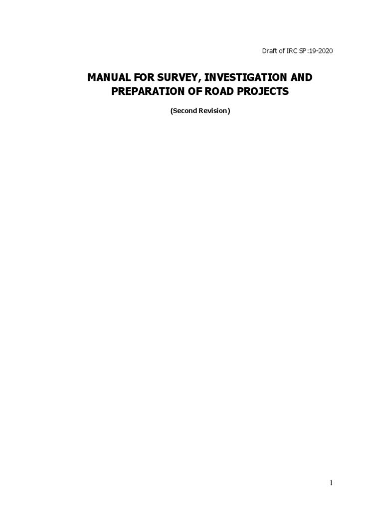 Irc SP 19 | PDF | Traffic | Intersection (Road)