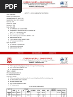 NDH - Intake and Output Monitoring Sheet | PDF | Science & Mathematics