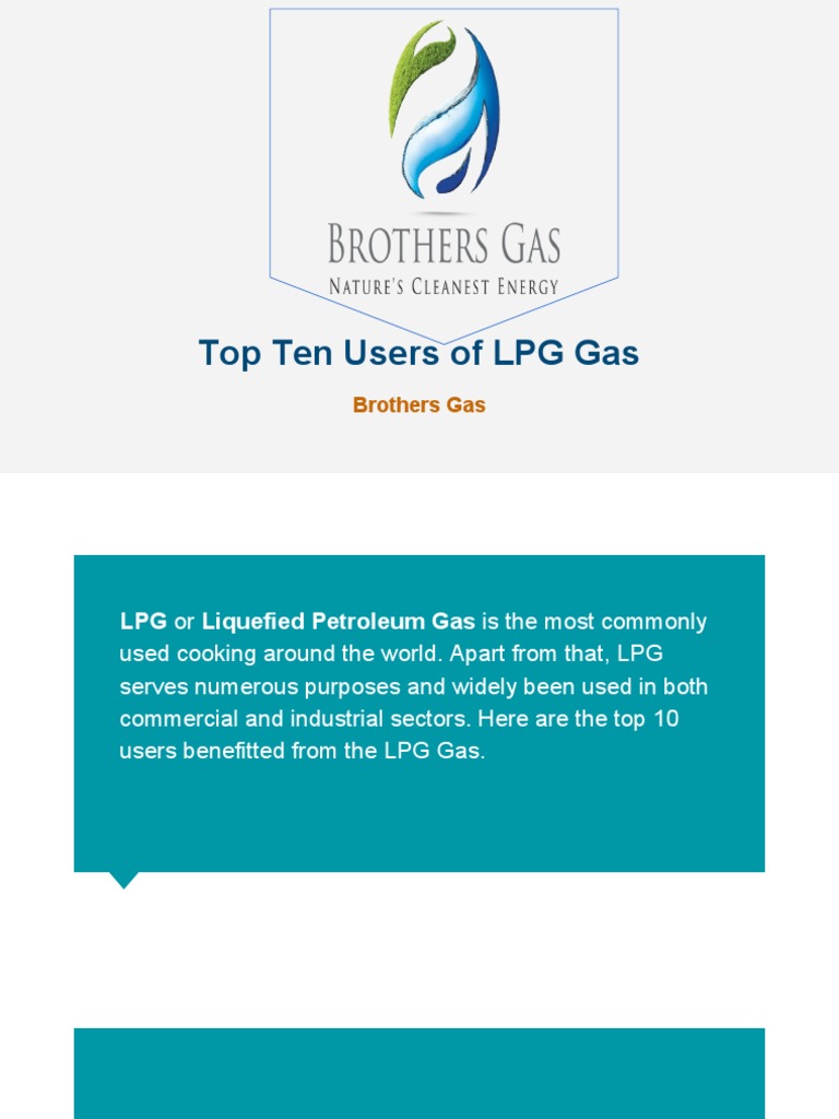 Top Industries Using LPG Gas | PDF