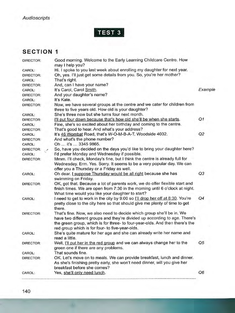 C10, T3 - Audioscripts | PDF