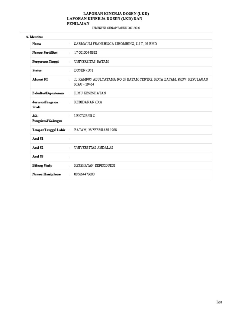 Laporan Pertanggung Jawaban Kegiatan | PDF