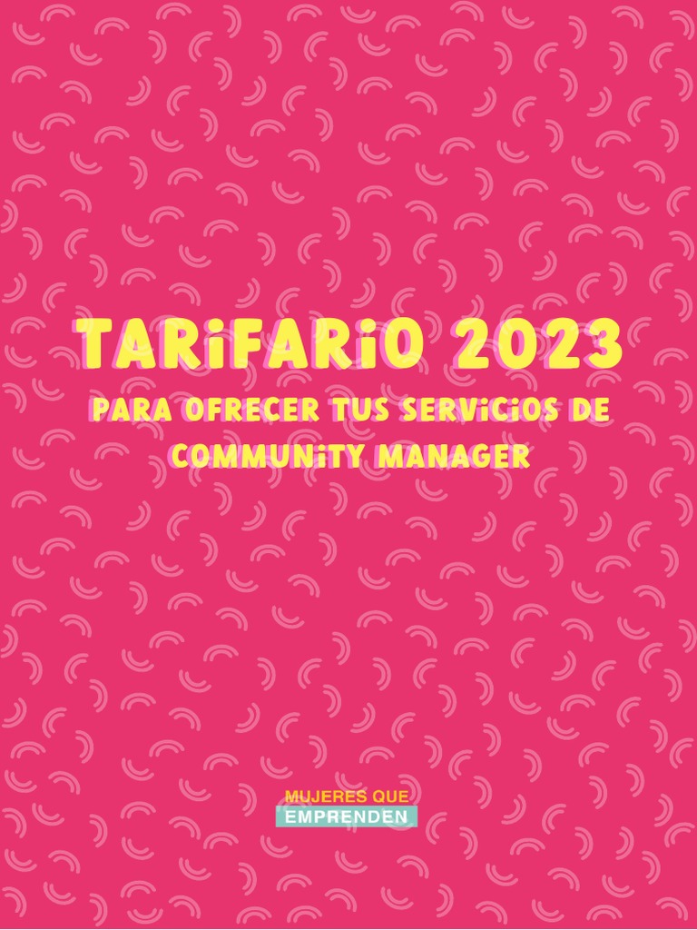 MQE - Tarifario 2023 CM | PDF