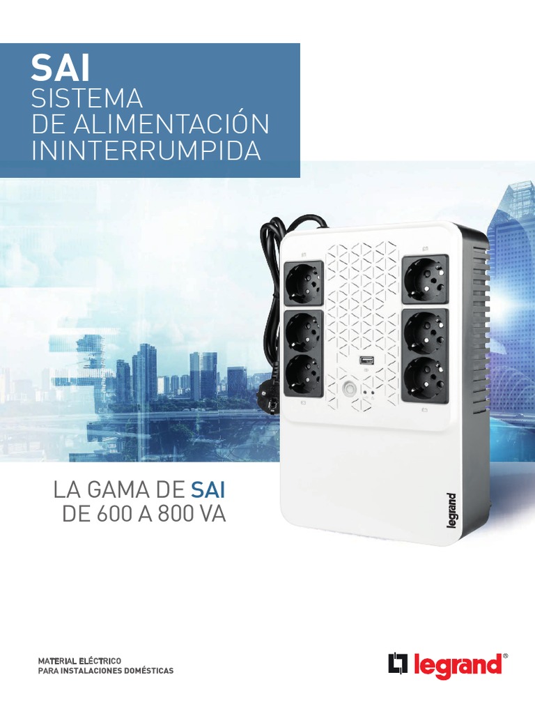 SAI Legrand DiY | PDF | Ingeniería Informática | Electrónica