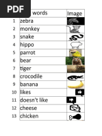 Year 2 English Vocabulary List | PDF