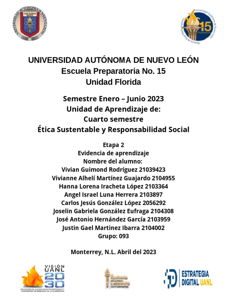 EV2 EQUIPO3 ESyRS | PDF | Sustentabilidad | Desarrollo sostenible
