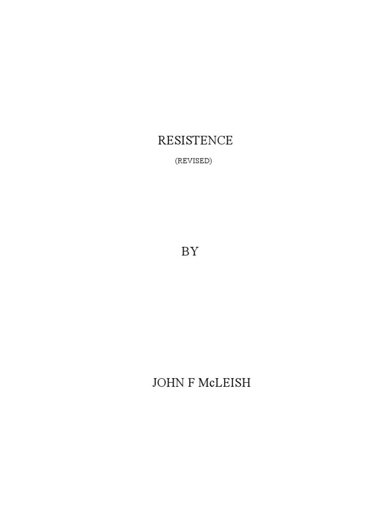 Resistance Revised | PDF | Crime Thriller | Unrest