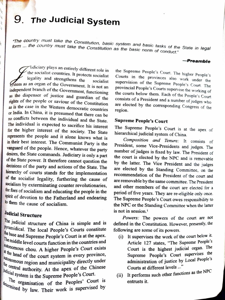 China's Judicial System Overview | PDF | Judiciaries | Judge