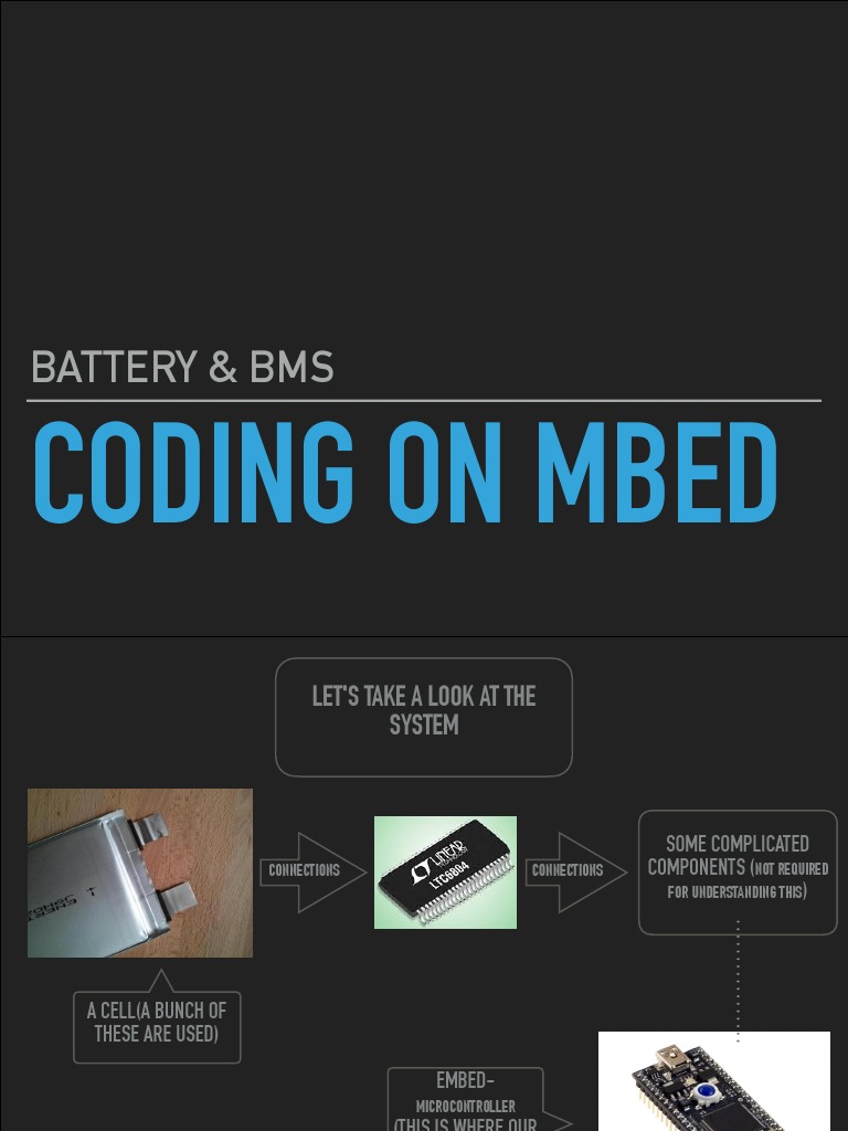 Battery & BMS: Coding On Mbed | PDF | Analog To Digital Converter ...