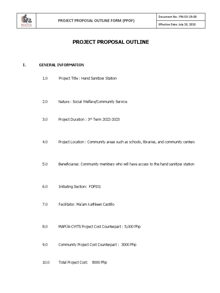 Project Proposal | PDF | Hand Washing | Libraries