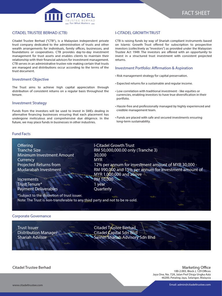 Tranche 3 Fact Sheet | PDF