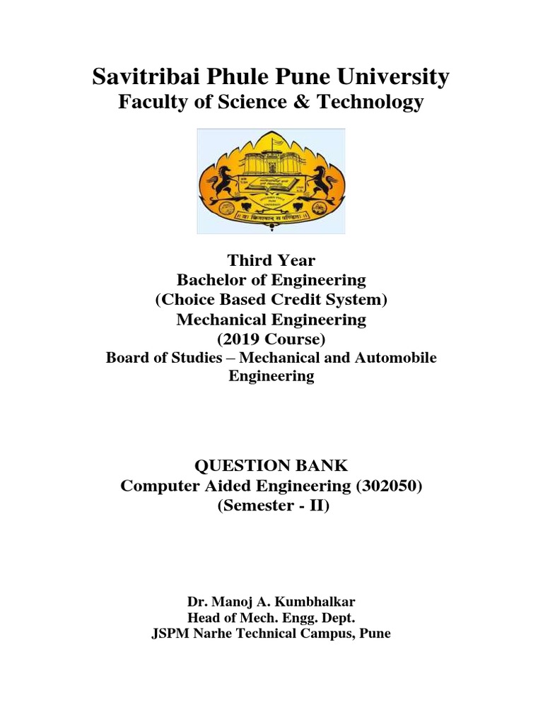 Te 2019 Computer Aided Engineering Pdf