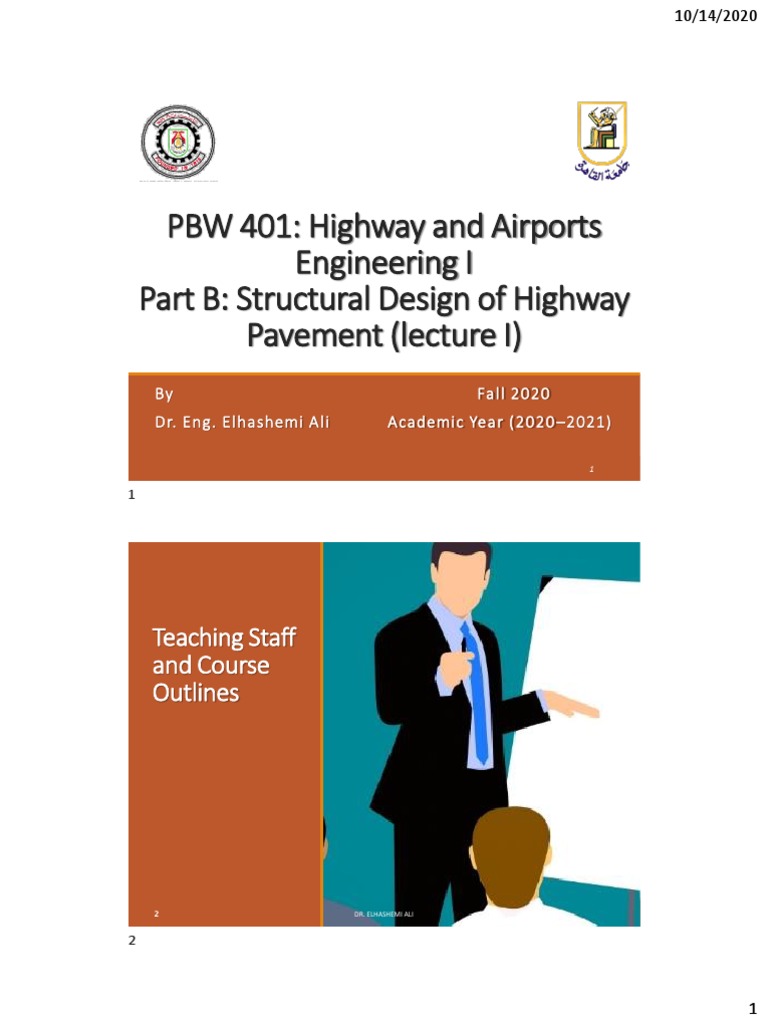 PWB401 Structural Design of Highway Pavement - Lecture 1 (No Voice ... PWB401 Structural Design of Highway Pavement - Lecture 1 (No Voice ...