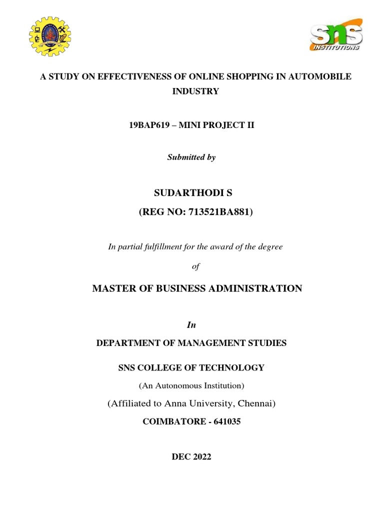 Final Project (5) - Merged | PDF | Sampling (Statistics) | Consumer Behaviour