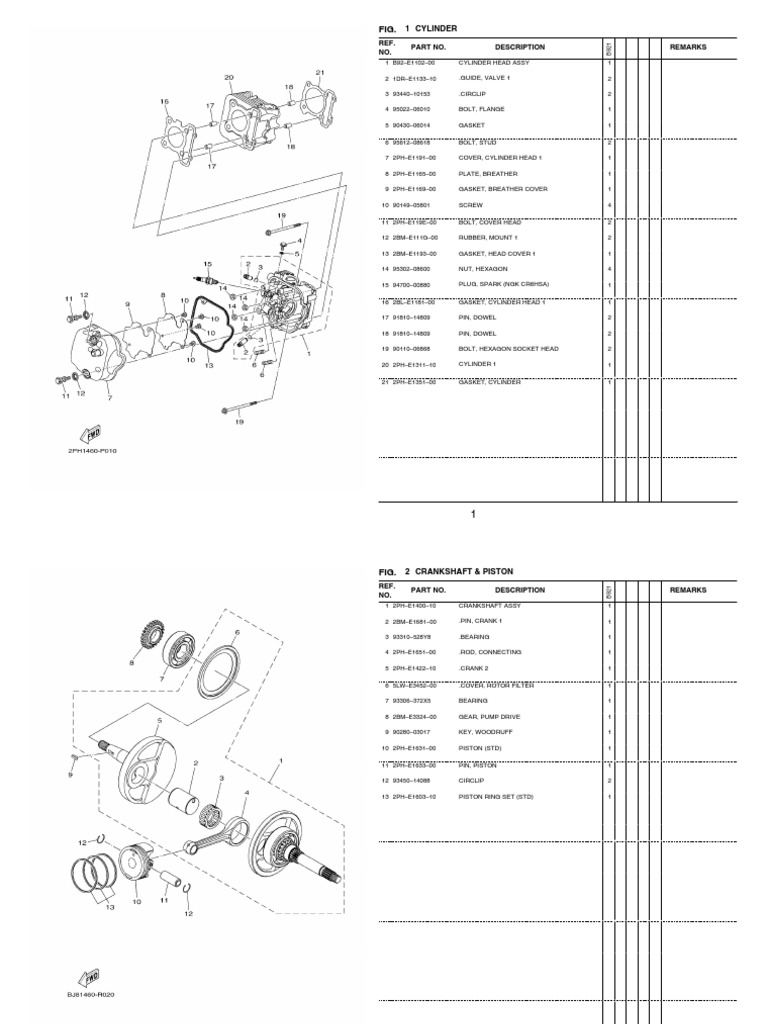 AVANTIZ 2021 LNR125 (B927) Engine | PDF | Screw | Axle