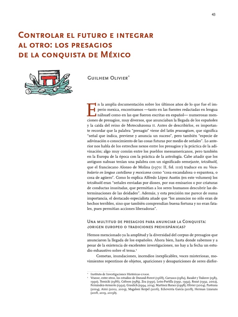 Presagios de la Conquista Mexica | PDF | Mesoamérica | azteca