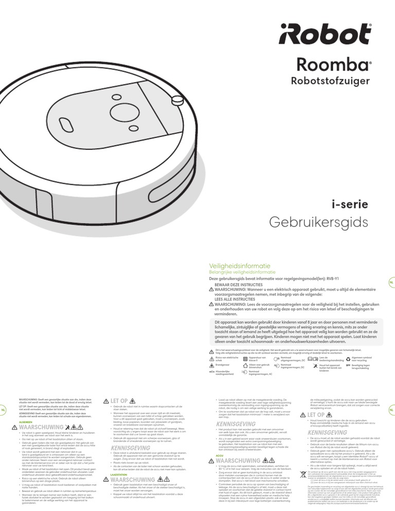 Irobot Roomba 960-nl - NL | PDF