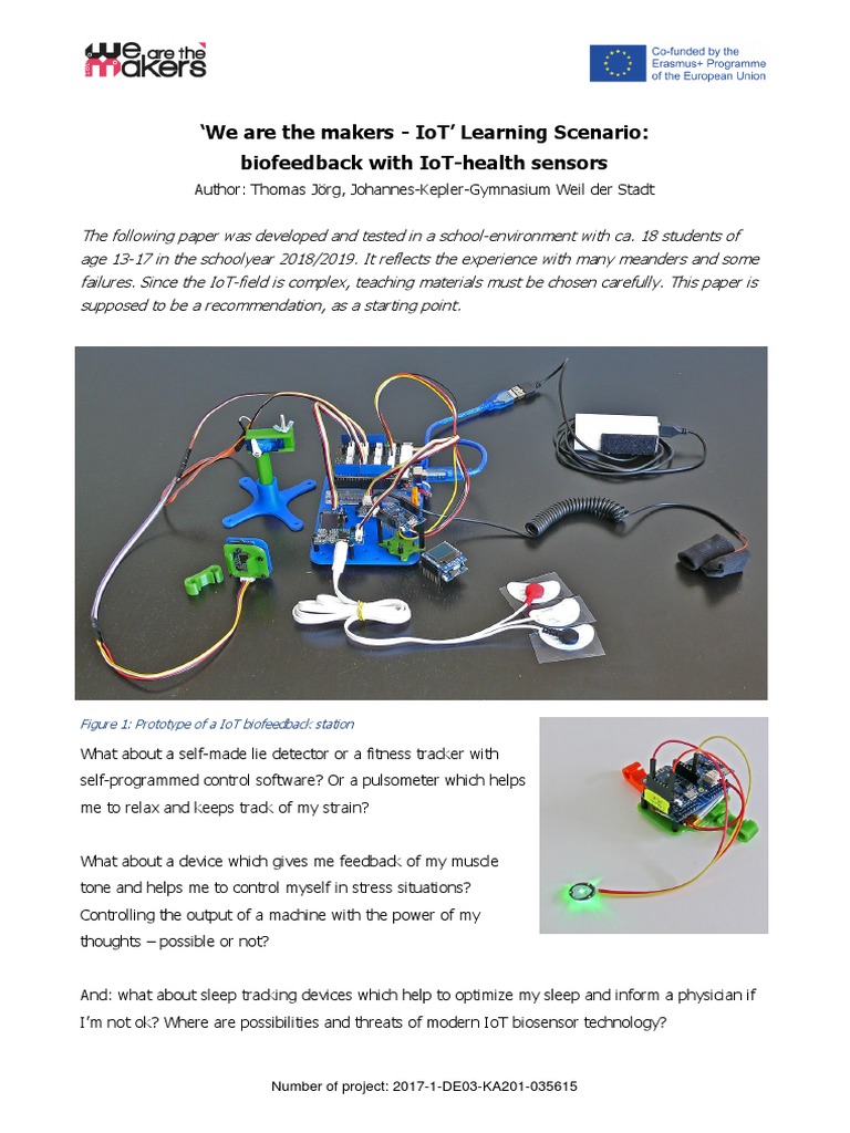 WMlearningScenario Biofeedback | PDF | Electromyography | Internet Of Things