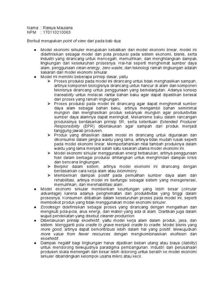 Raisya Maulana PP5 | PDF | Bisnis