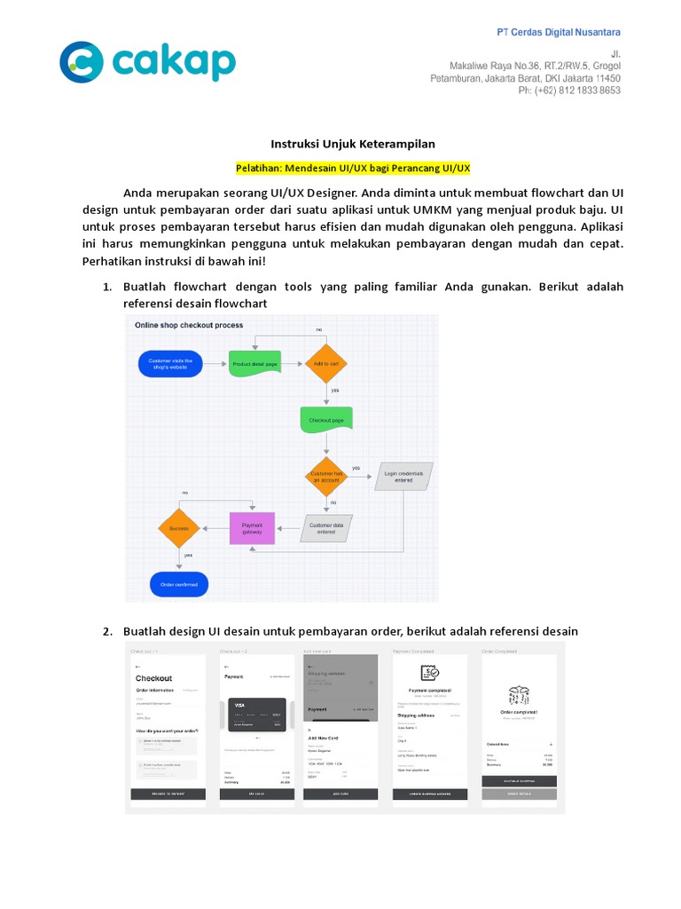 Unjuk Keterampilan Dan Rubrik Penialian UI_UX.docx | PDF
