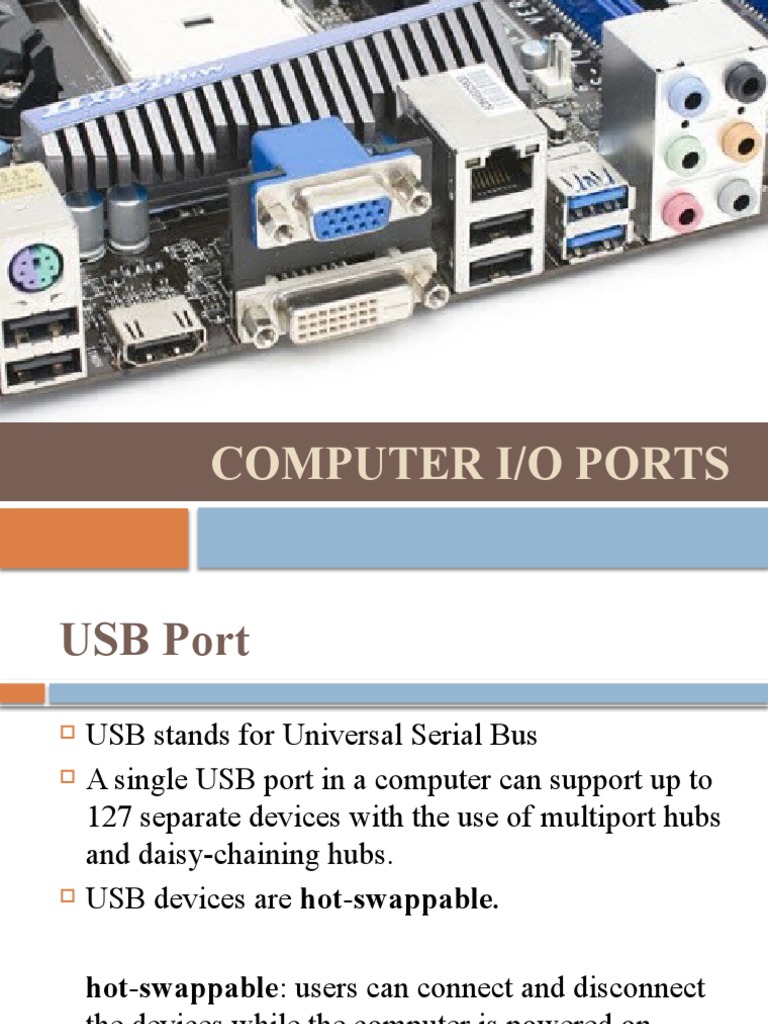 Computer Ports - Cases Power Supply - MOBO | PDF | Usb | Computer ...