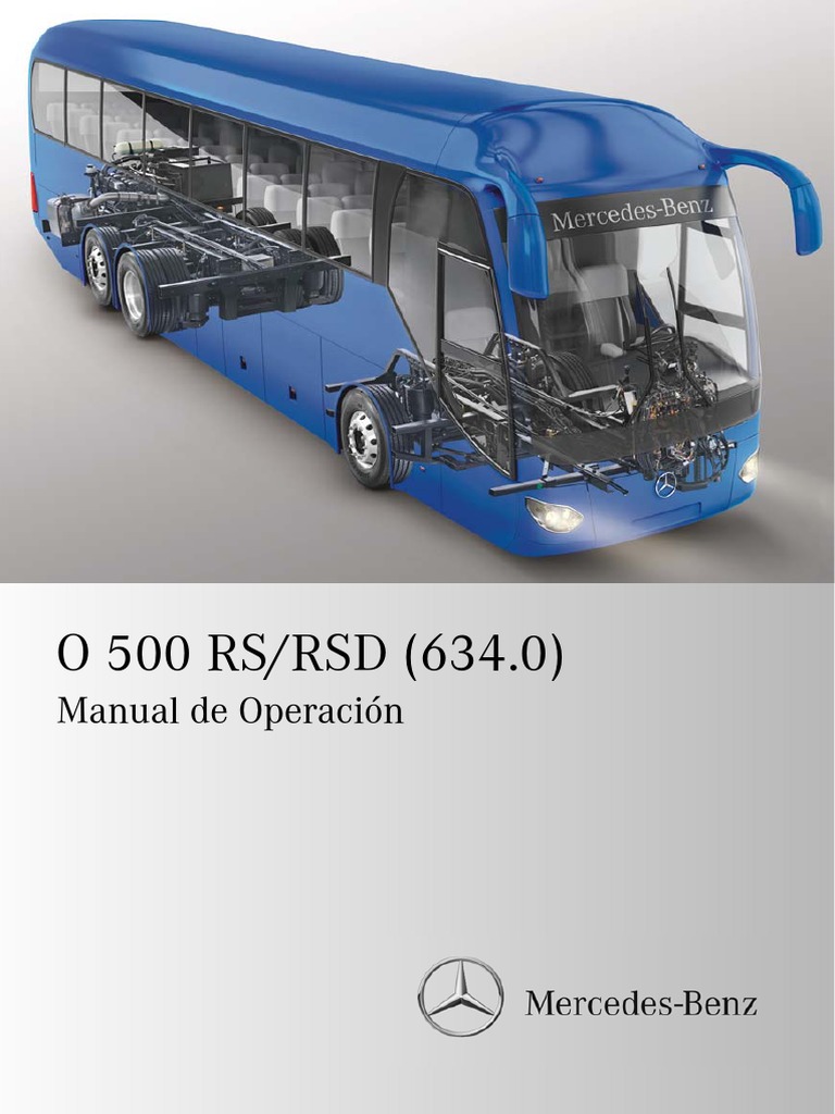 Manual de Operacion O500 RS-RSD | PDF | Sistema de freno antibloqueo ...