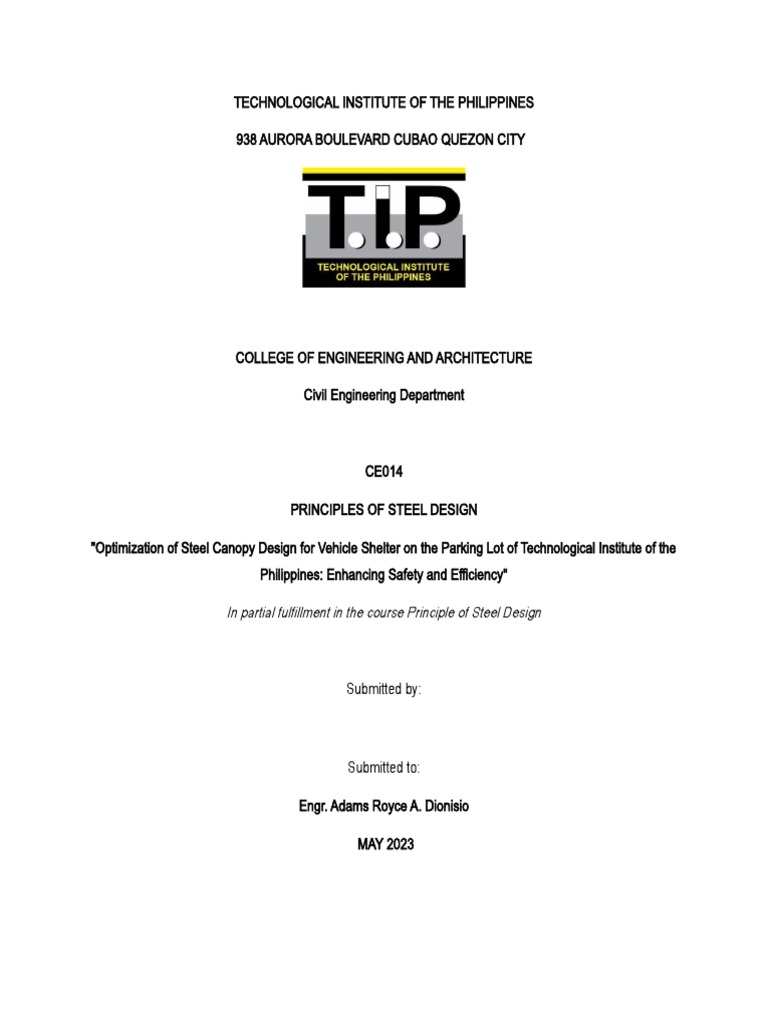 Design-Project Steel-Design Final | PDF