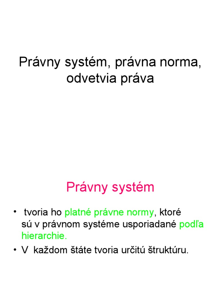 Právny Systém | PDF