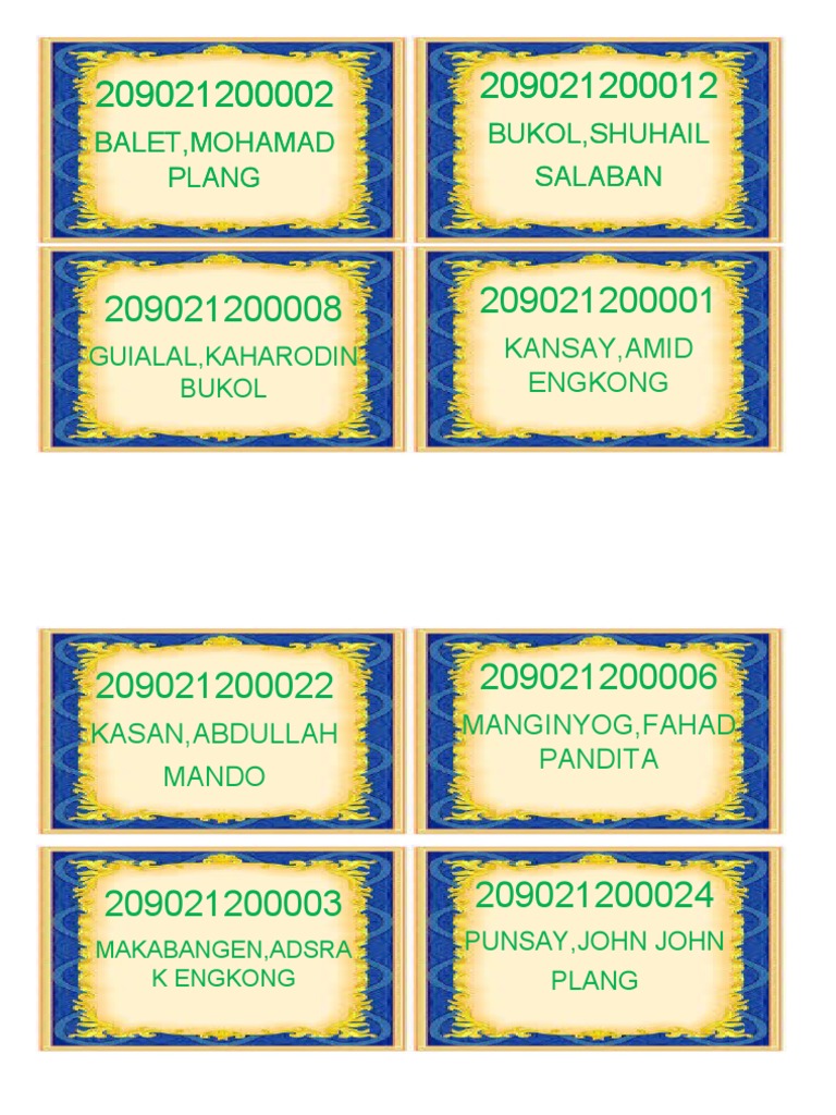 2021-Name of Students | PDF