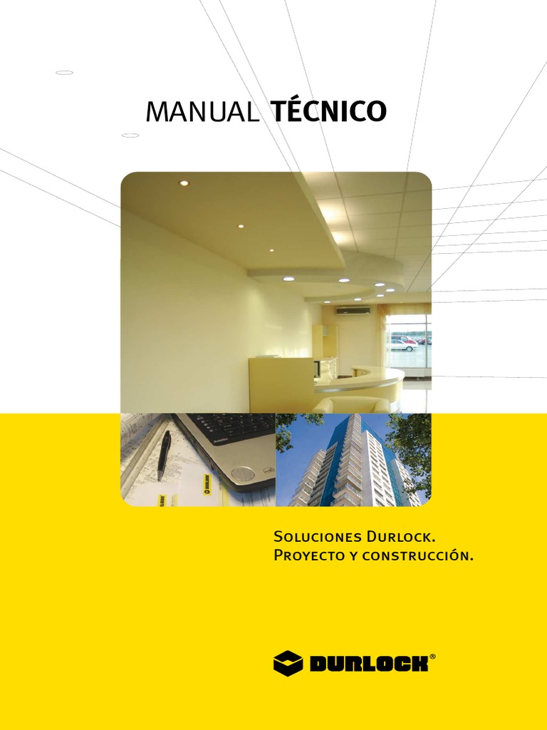 MANUAL TECNICO Durlock | PDF | Aislamiento térmico | Materiales