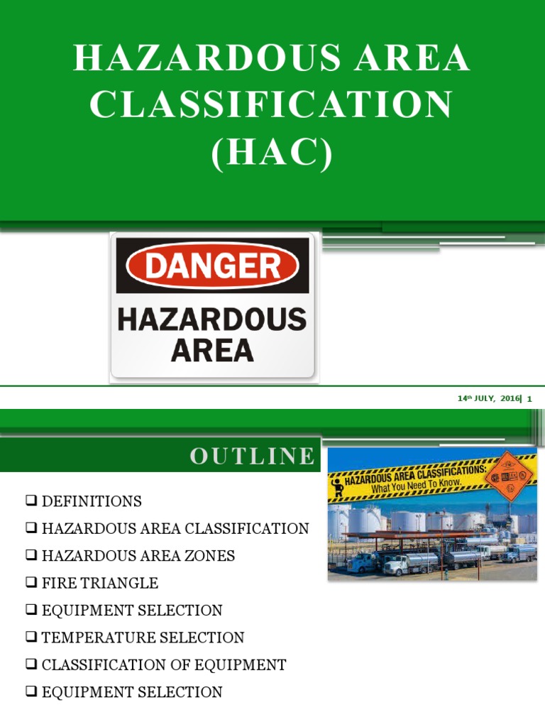 Hazardous Area Classification (HAC) : 14 JULY, 2016 | PDF