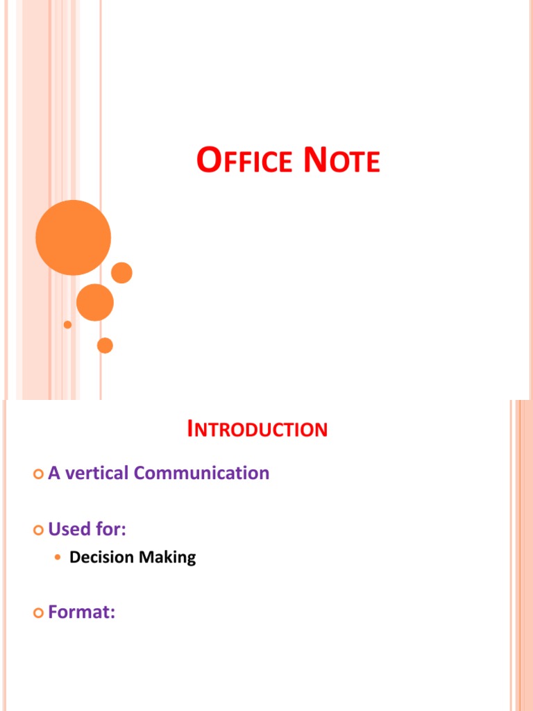 Office Note | PDF