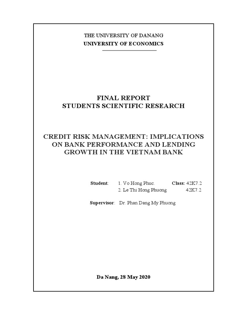 Final Report P | PDF