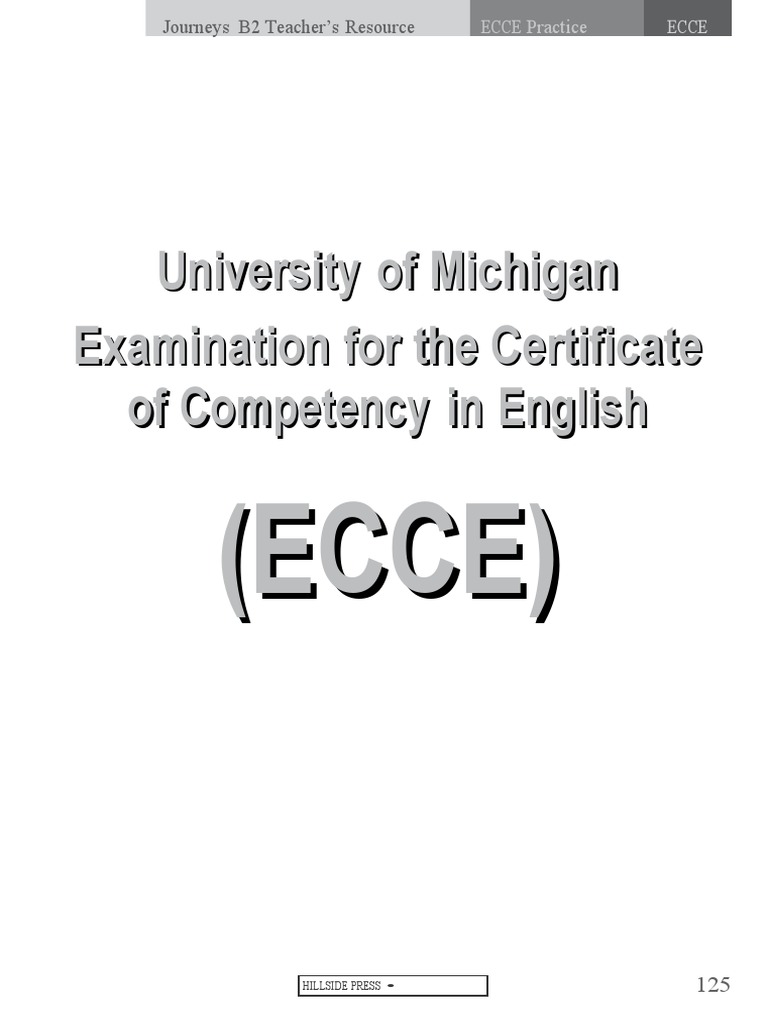 Michigan ECCE TRP-Journeys B2-Students | PDF