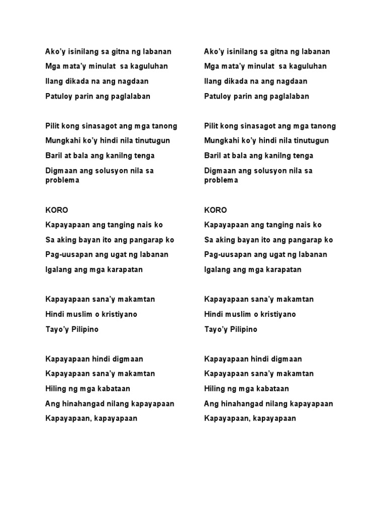 Tula NG GSP | PDF