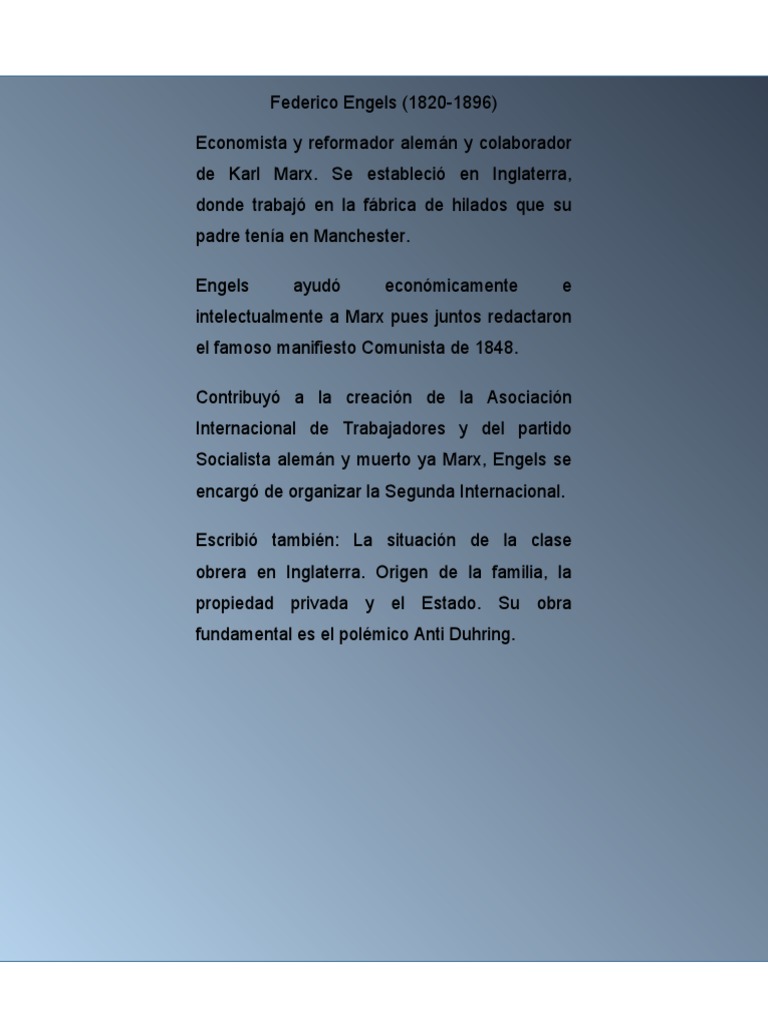 Federico Engels | PDF