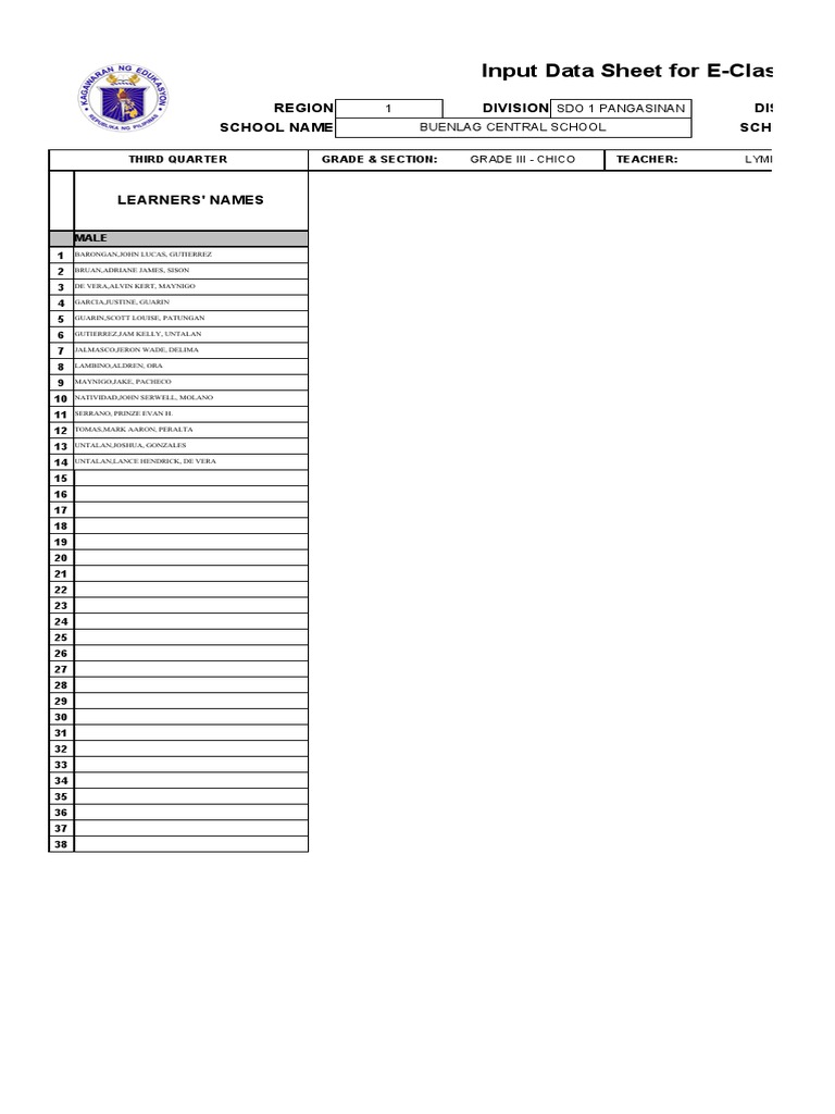 GRADE-3 - 3rd Quarter Chico | PDF