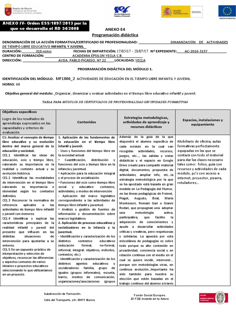 Anexo 4 Módulo 1 | PDF