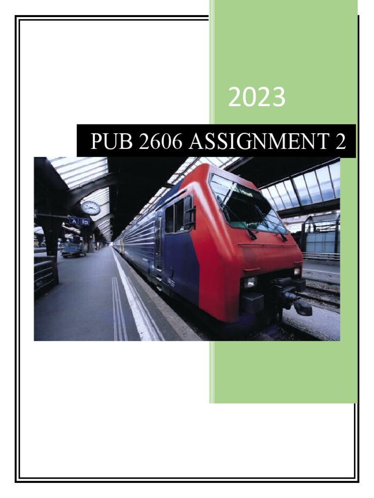 PUB 2606 Assignment 2 | PDF | Non Governmental Organization | Governance
