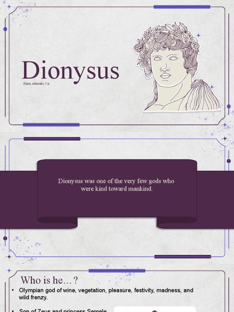 Dionysus | PDF