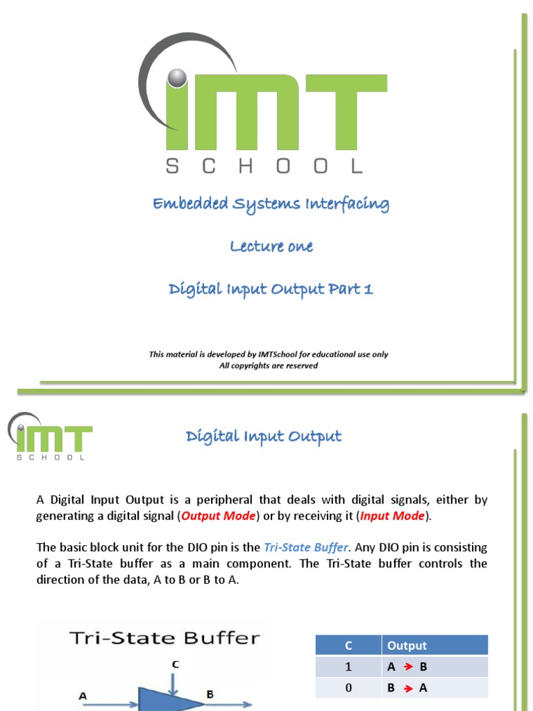 Lec 1 DIO Basics | PDF | Control Flow | Light Emitting Diode